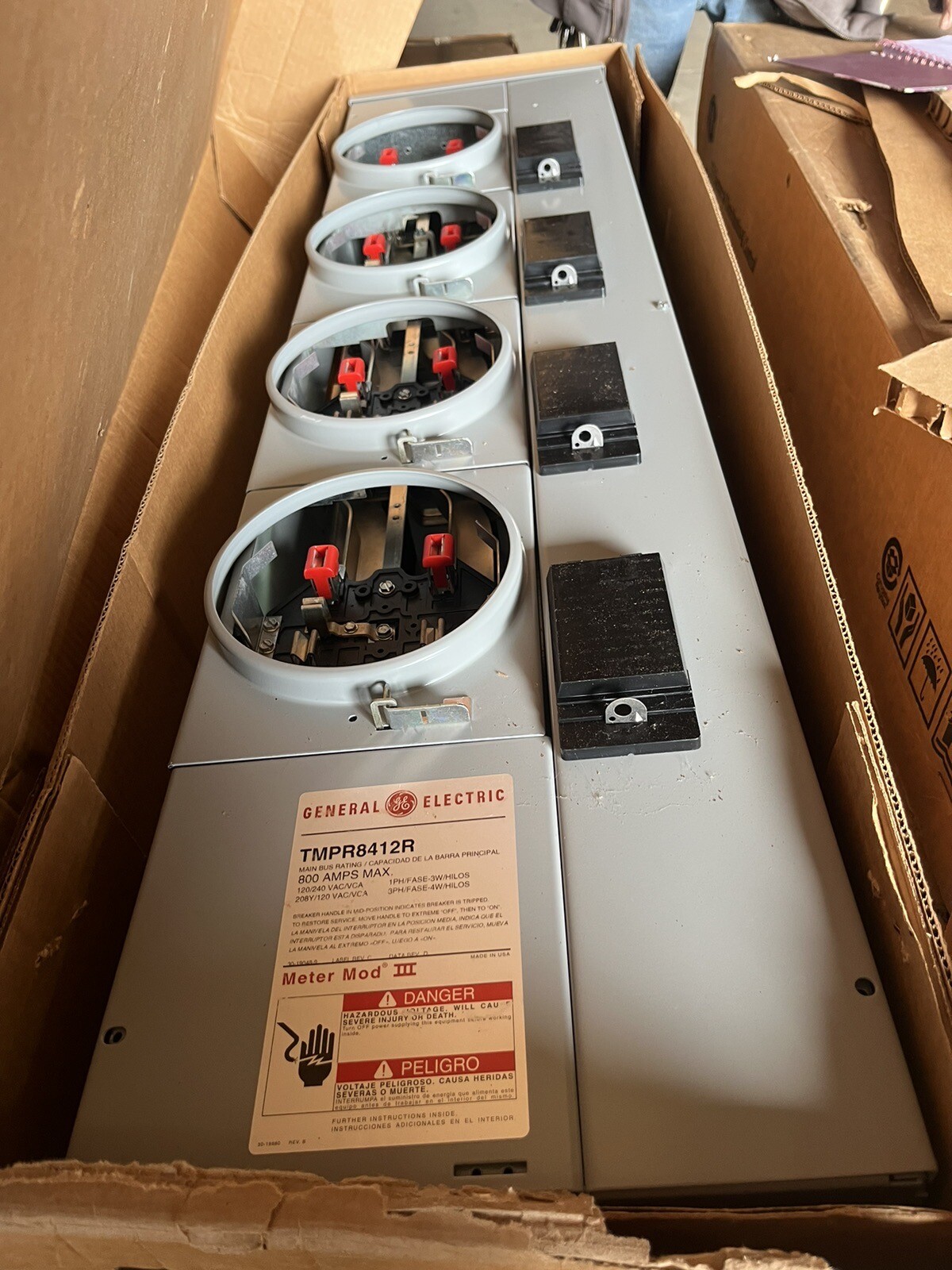 GE TMPR8412R Meter 125Amp Ringless Meter Module for sale online | eBay