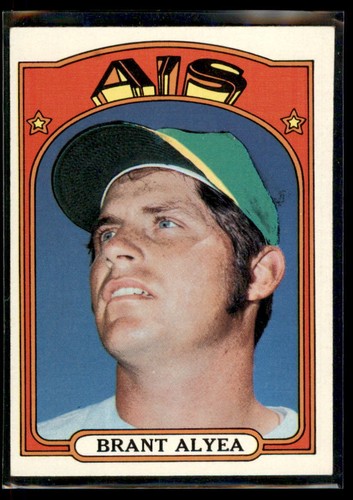 1972 Topps Brant Alyea #383 Oakland Athletics | eBay