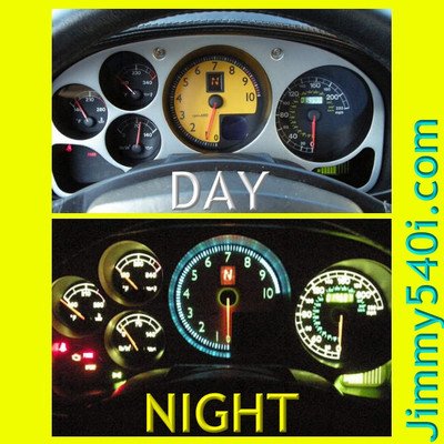 Yellow RPM Tachometer for FERRARI 360 Modena Spider(Panel Faceplate ...