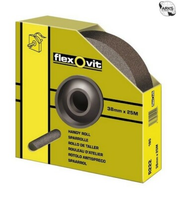 FLEXOVIT Emery Roll - P60 - 25mm x 25m 63642585736 [AU] | eBay Australia