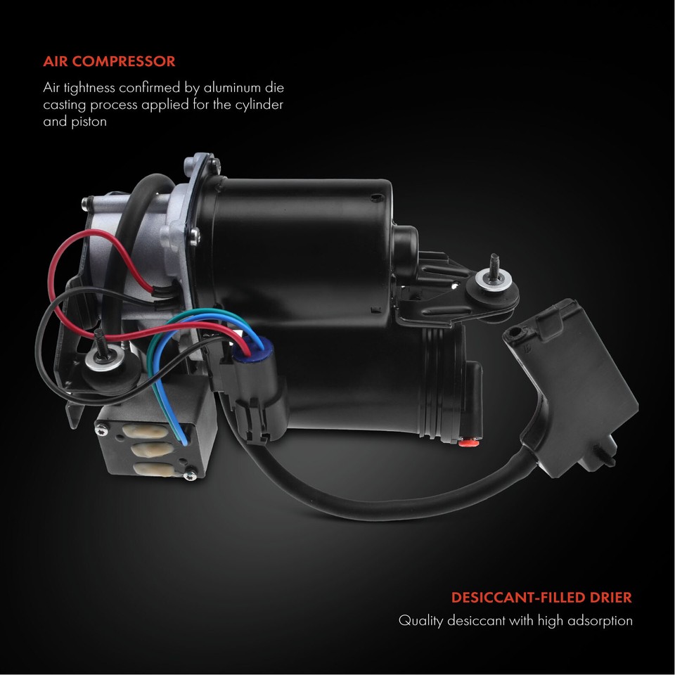 Air Suspension Compressor with Bracket for Ford Crown Victoria Lincoln ...