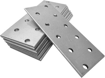 Flat Joining Metal Plates Brackets Flat Metal Brackets for Wood- 10 PCS ...