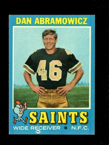 1971 TOPPS #90 DAN ABRAMOWICZ VG SAINTS *PS3220 | eBay