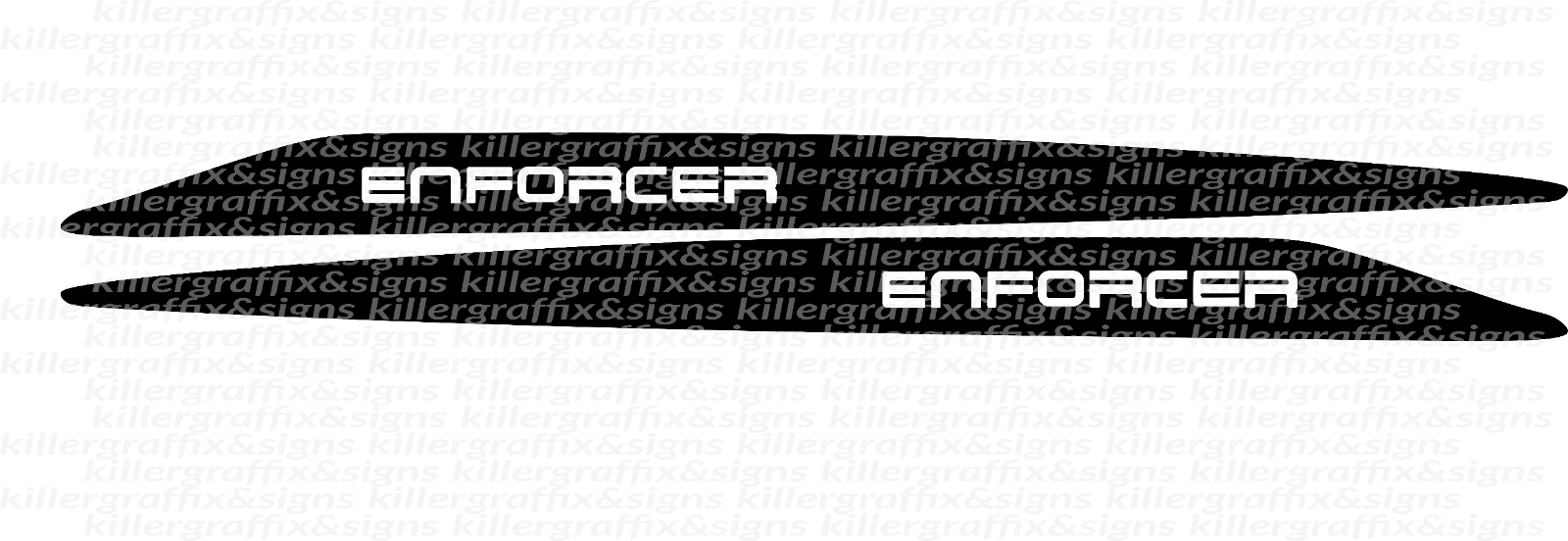 KILLER GRAFFIX BA/BF ENFORCER STYLE XR8 BONNET DECALS FORD FALCON | eBay