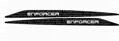 KILLER GRAFFIX BA/BF ENFORCER STYLE XR8 BONNET DECALS FORD FALCON ...