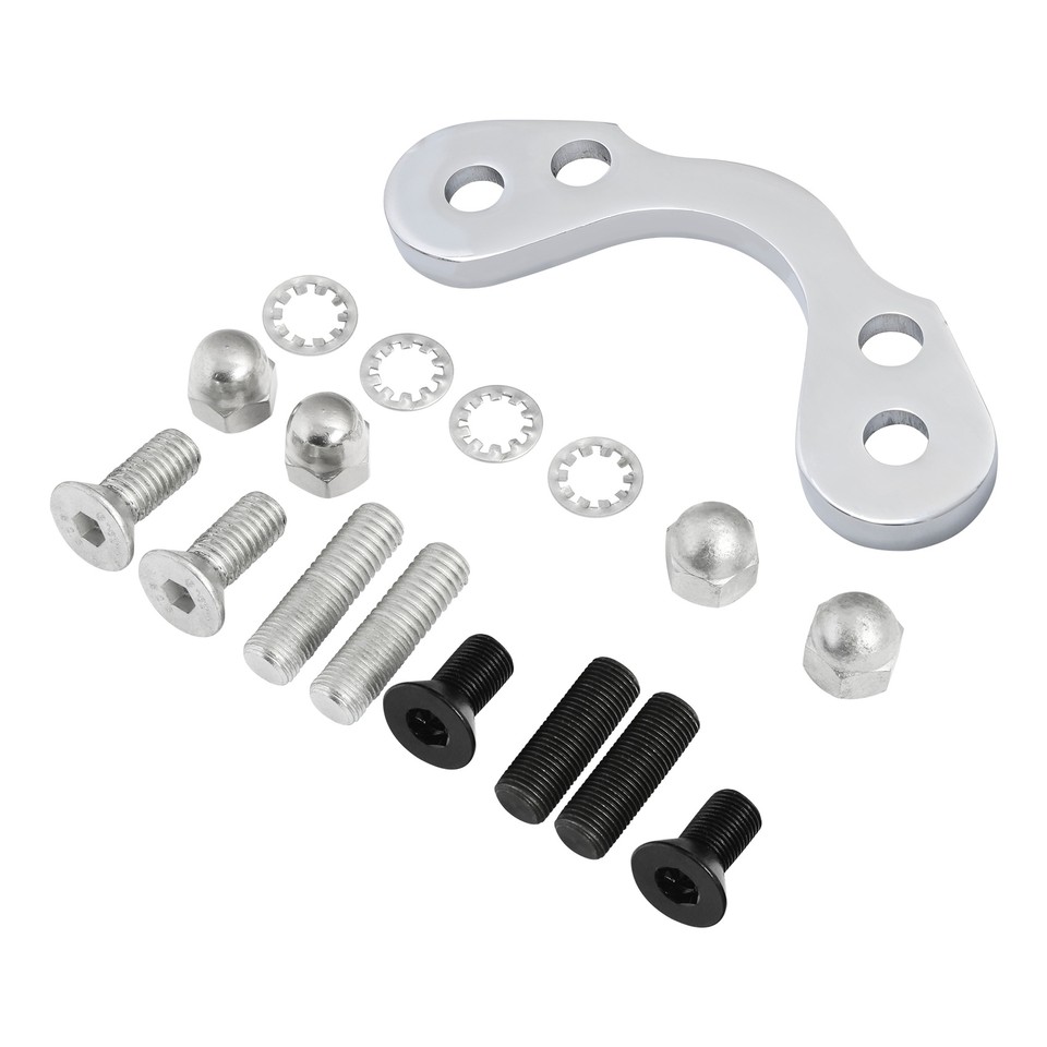 Springer Handlebar Tree Adapter Top Clamp 3.5" Riser Fit For Harley DNA ...