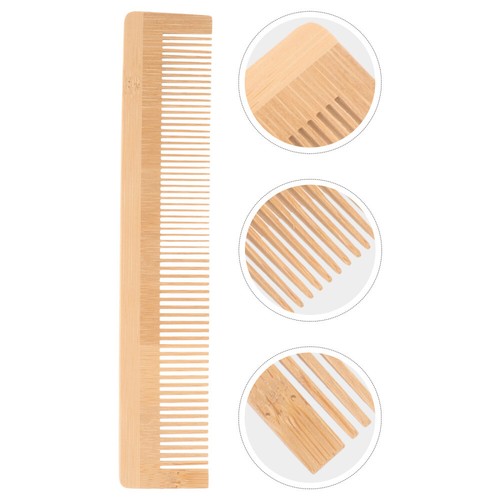 4 Pcs Portable Bamboo Comb Travel Girl Hair Combs for Women Fine ...