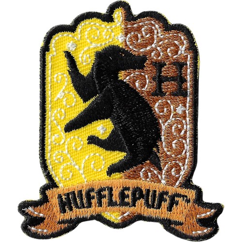 Harry Potter Hufflepuff Iron-on Sticker Hogwart House Patch Wizard ...