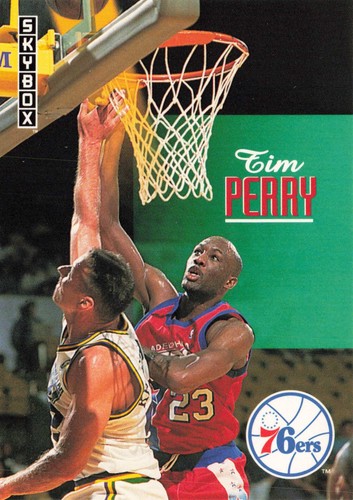 Tim Perry #386 1992-93 SkyBox Philadelphia 76ers | eBay