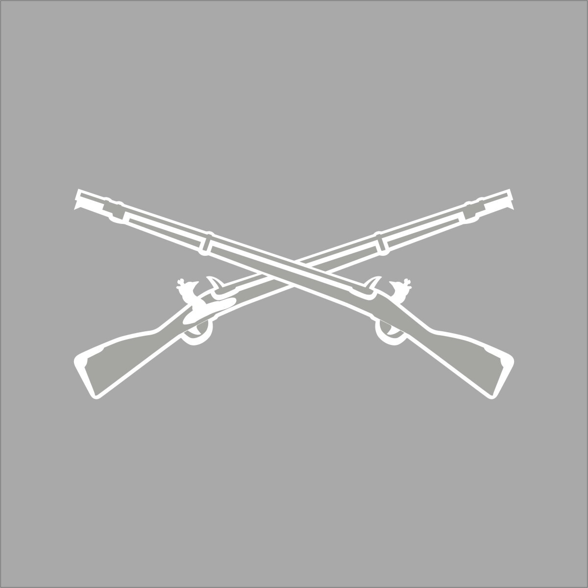 Infantry Logo Crossed Rifles
