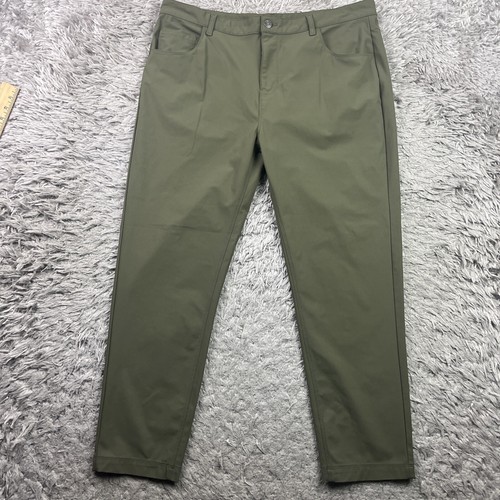 Fabletics Pants The Don 5-Pocket Stretch Men's 38x28 Green Golf ...