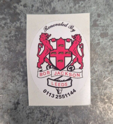 Vintage Renovated by Bob Jackson Decal | eBay UK