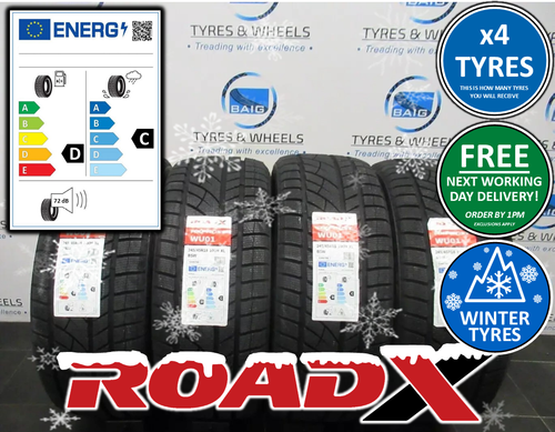 X4 245/45R18 245 45 18 100H XL M+S ROADX RXFROST WU01 ️WINTER MIDRANGE ...