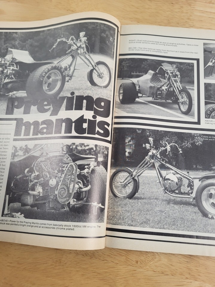 Street Chopper Custom Cycle August 1978 Vintage motorcycle magazine ...