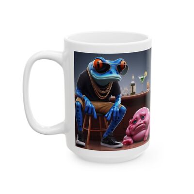 Froggy & Bubby The Blobfish Ceramic Mug, Fun Animal Coffee Cup, Unique ...