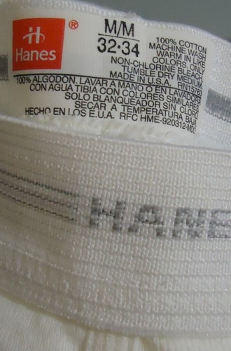 NOS Vtg Hanes M 32-34 100% Cotton White Long Leg Underwear USA Made | eBay