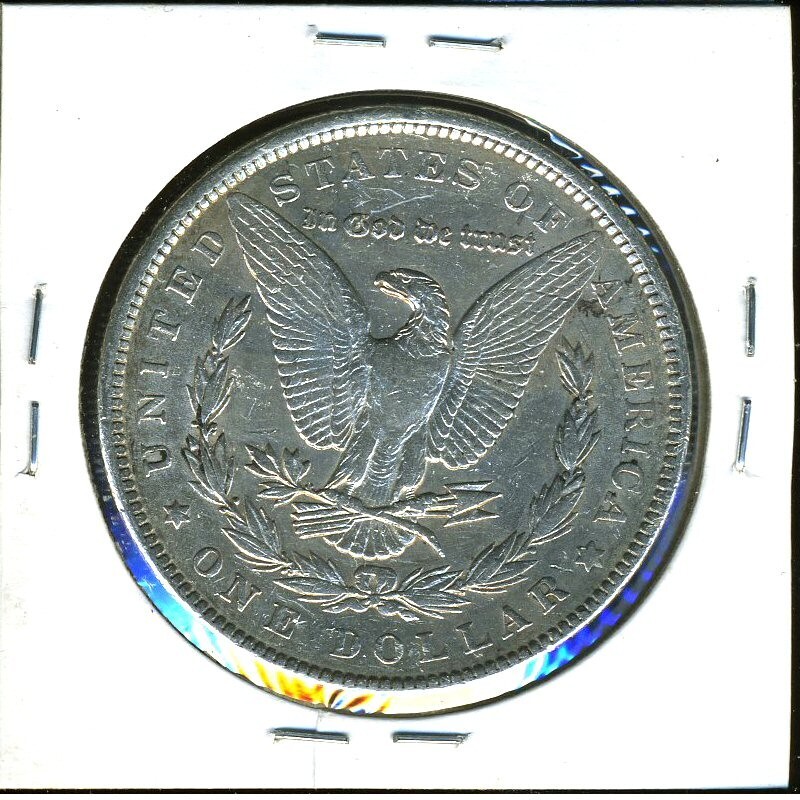 1891 P AU Morgan Dollar 100 Cent About Uncirculated 90% Silver US $1 ...