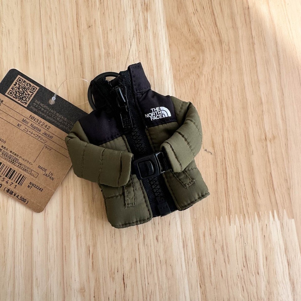 NWT The North Face Mini Nuptse Jacket Keychain Key Holder Japan ...