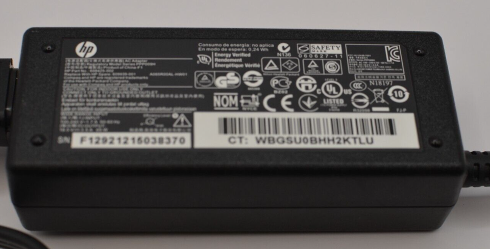 OEM HP AC Adapter 18.5V 3.5A 65W PPP009H 608425-002 609939-001 Genuine ...