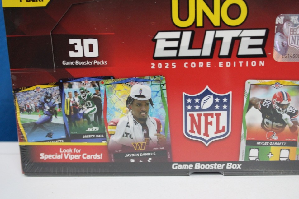 2025 Uno Elite Core Edition NFL Football Factory Sealed Booster Box! 30 ...