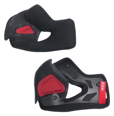 LS2 Challenger GT Helmet Cheek Pads Black SM | eBay