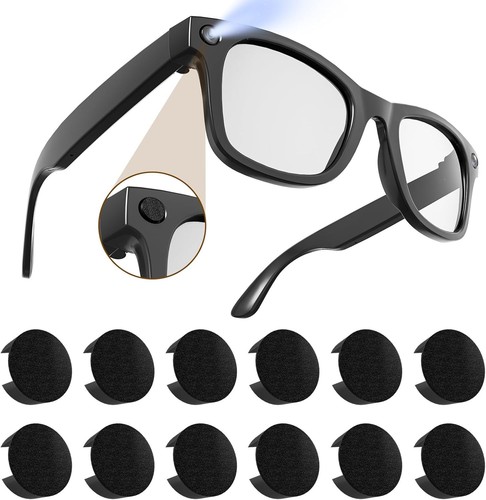 LED Light Blocking Stickers Compatible with Ray-Ban Meta Wayfarer ...