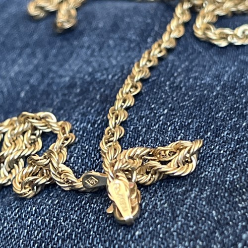 10k gold scrap/repair 26 Inch Rope Chain 3 Grams Tested | eBay