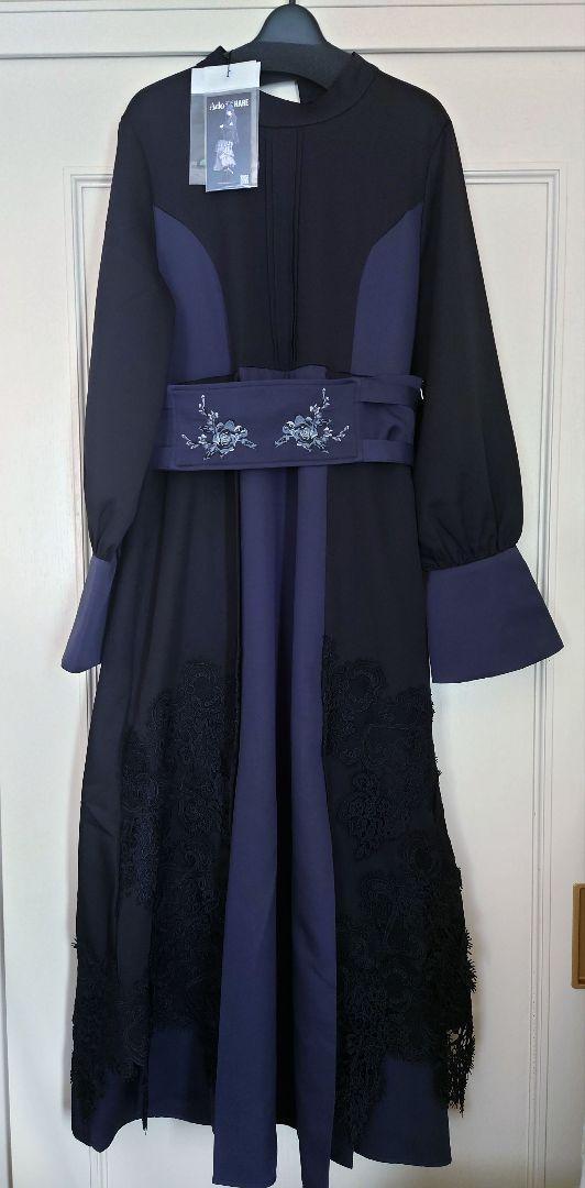 Ado HARE Collaboration Lace Long Dress Free Size Color Black W/Sticker ...