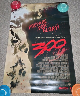 "300" Authentic Double Sided Cinema Poster 27in x 40in | eBay