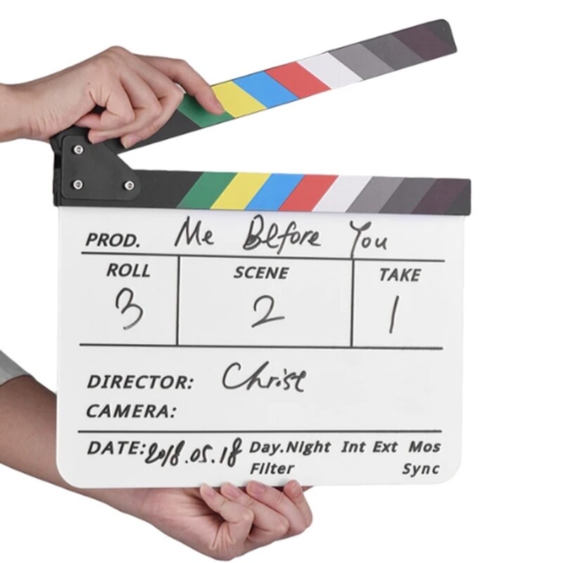 Movie Film Clap Board Clapper Board Slates Clapperboard for Camera ...