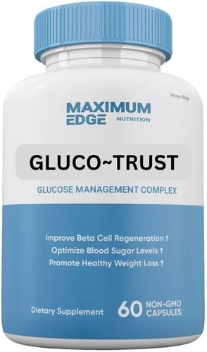 GLUCOTRUST Capsules, Glucotrust Blood Sugar Supplement Maximum Edge ...