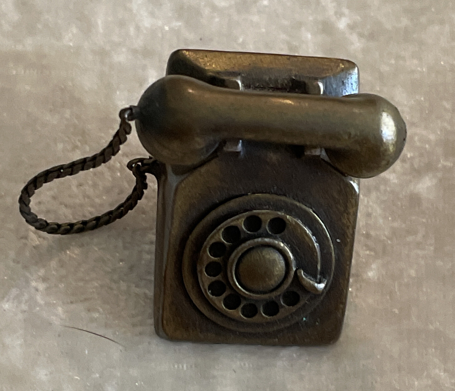 Vintage SIGNED JJ Brooch Rotary Telephone Dangle Pin | eBay