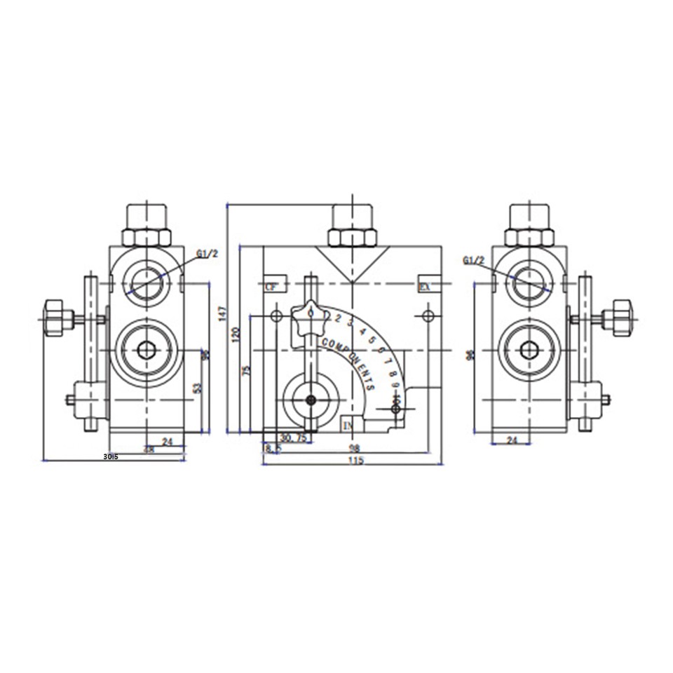 Hydraulic Adjustable Variable Flow Control Valve for Efficient Fluid ...