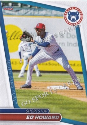 2024 South Bend Cubs Ed Howard RC Rookie Card Cubs Minor League | eBay