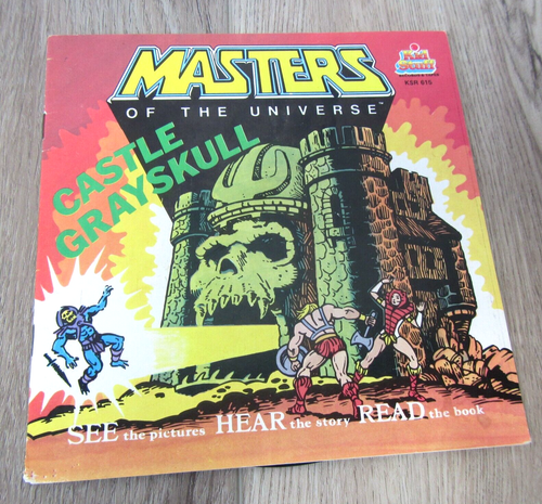 MASTERS OF THE UNIVERSE KID STUFF 33 RPM RECORD CASTLE GREYSKULL STORY ...