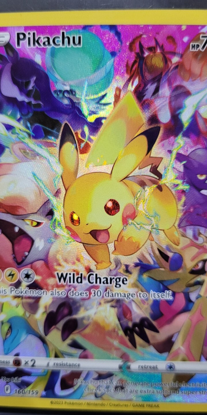 Pokémon TCG Pikachu Crown Zenith 160/159 Holo Secret Rare | eBay