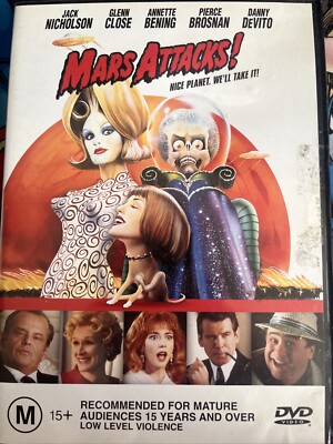 Mars Attacks! (DVD, 1996) 9325336000489 | eBay