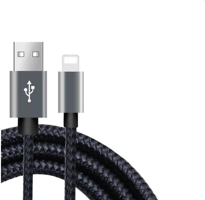 3m Braided USB Fast Charger For iPhone Cable 8 XR 11 12 13 Pro Max ...