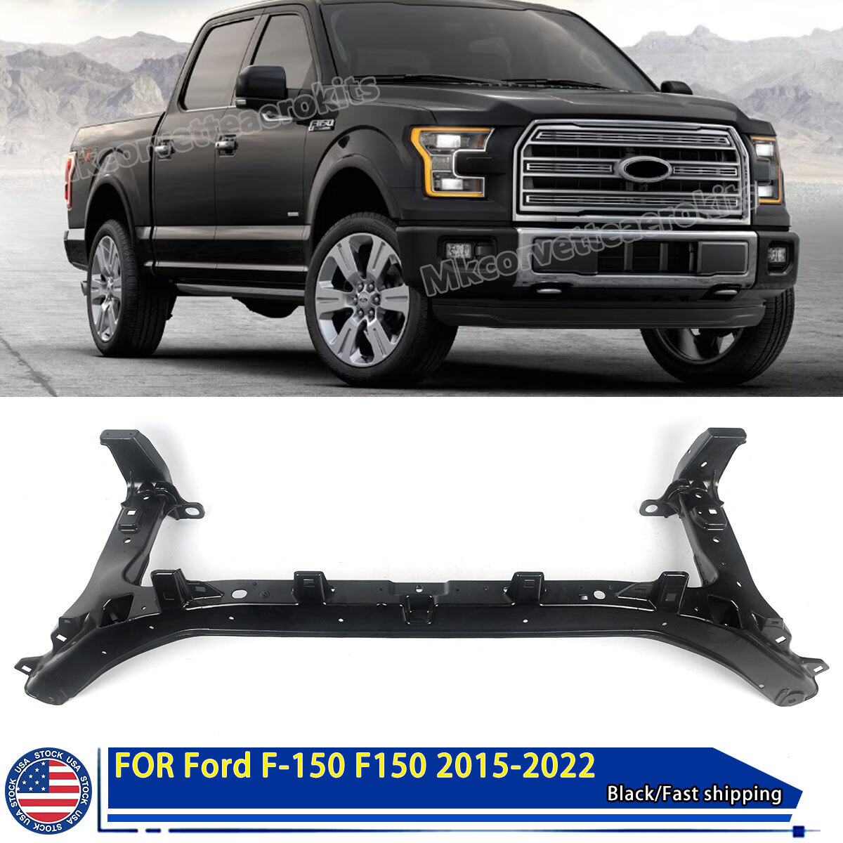 For 2015-2022 Front Radiator Core Support Upper Panel Ford F150 F-150 ...