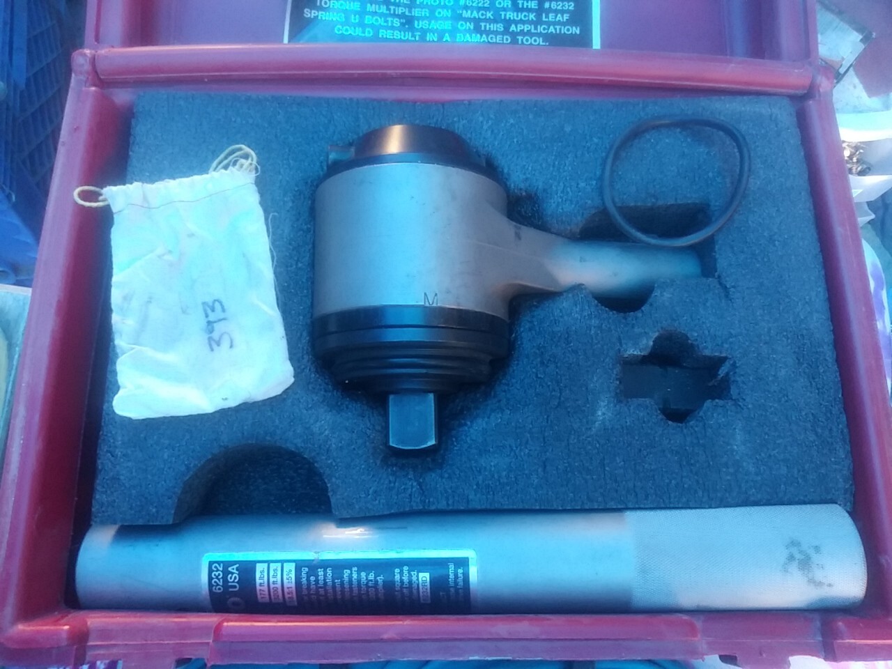 PROTO STANLEY 6232 TORQUE MULTIPLIER rated 2000 FT/LBS 3/4" INPUT 1 ...