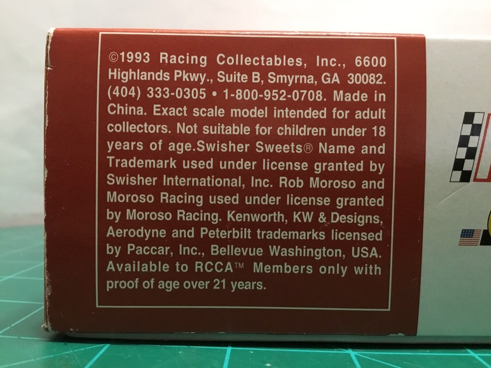 racing collectables collector series Swisher Sweets | eBay