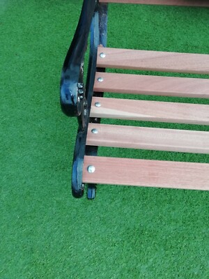 Replacement Sapele Hardwood Garden Bench Slats 1.22m 4 ft x 20mm 35 ...