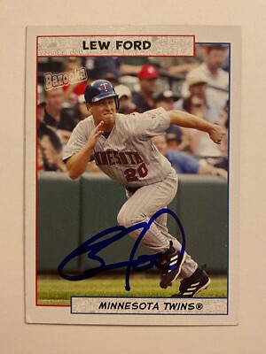 Lew Ford Signed Bowman #162 2004 Card Minnesota Twins Auto MLB RAD | eBay