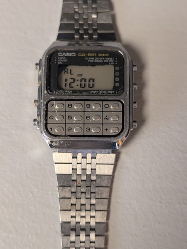 Vintage RARE Calculator "Digital Invaders" Game Watch Casio CA-851 | eBay