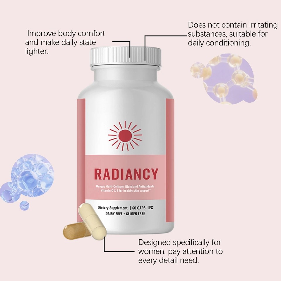 RADIANCY Vaginal Probiotic & Collagen Blend Feminine Health Anti-Aging ...