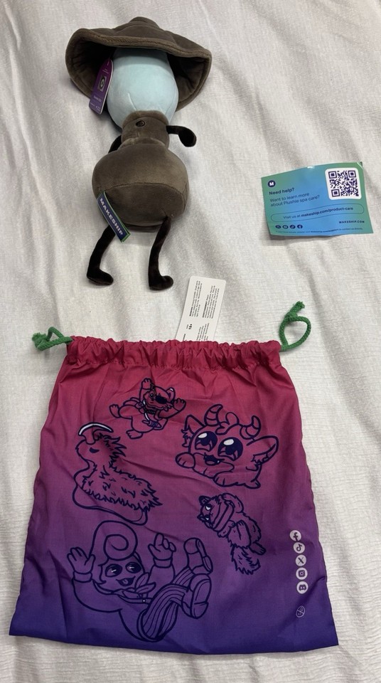 NWT Airy Plushie By Makeship Plush From Cheesy Hfj One With DUST BAG LE ...