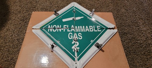 Keller Truck Safety Placard Inhalation Hazard Flammable Man Cave Rest ...