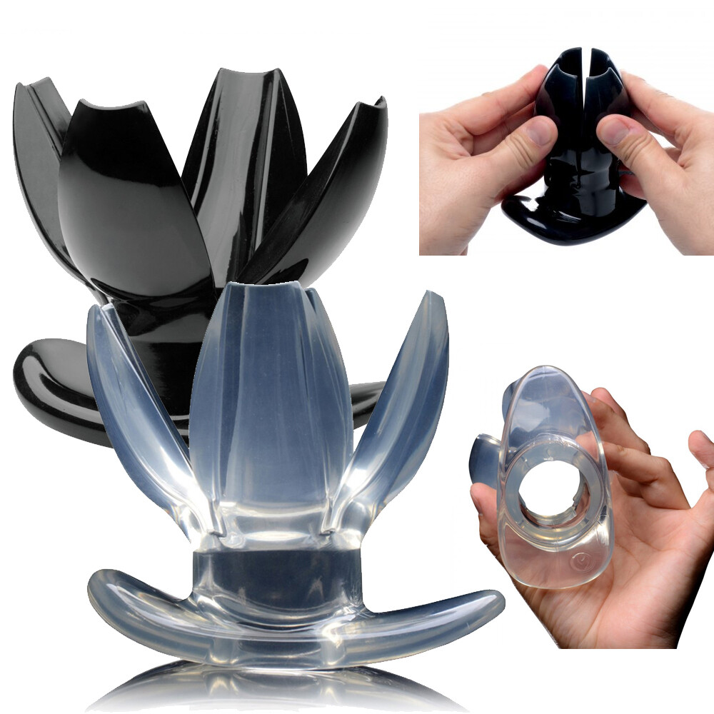 Claw Expanding Anal Dilator Butt Sex Spreader Extra Wide Plug Flexible ...