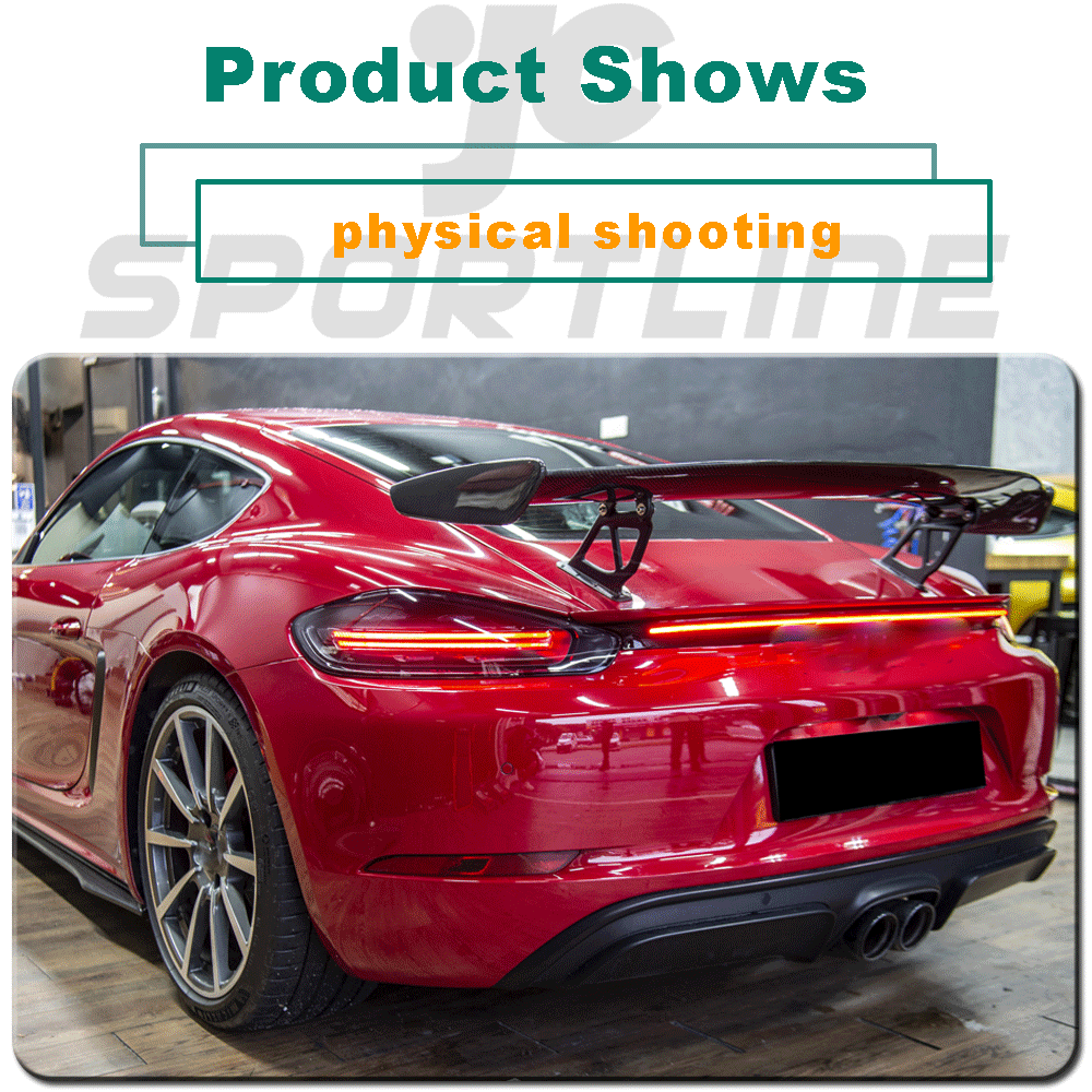 Carbon Heckspoiler Heckflügel Lippe für Porsche Cayman Boxster GT4 981 ...