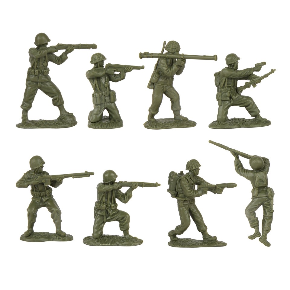 BMC-67300 "CTS WW2 US Soldiers (33pcs) OD" 1/32 Plastic Toy Soldier ...